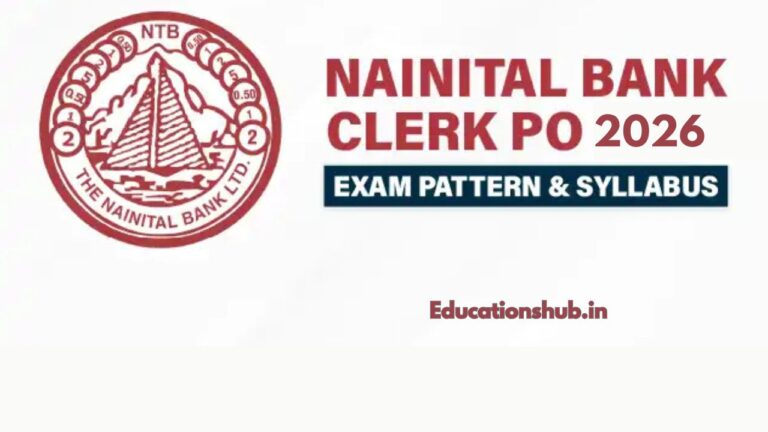 Nainital Bank Syllabus 2026: PO Clerk SO Exam Pattern Topic List